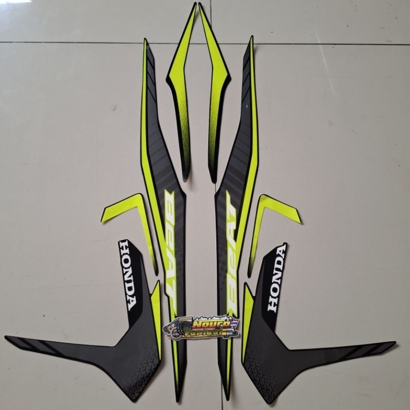 Jual striping honda beat fi 2024 deluxe cbs hitam stabilo list motor ...
