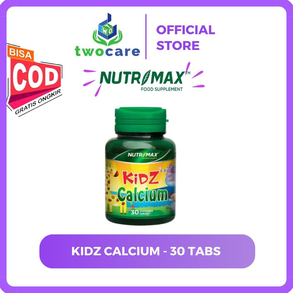 Jual Nutrimax Kidz Calcium Tablet Kunyah untuk Calcium Kalsium Gigi ...