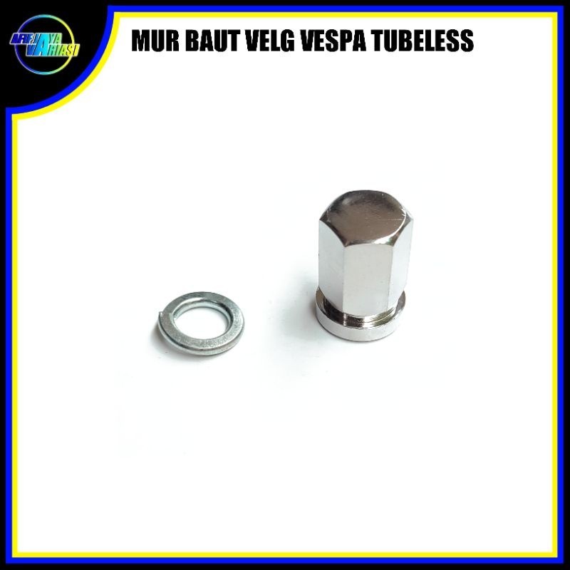 Jual Mur baut velg tubeless mur tubles vespa eceran | Shopee Indonesia