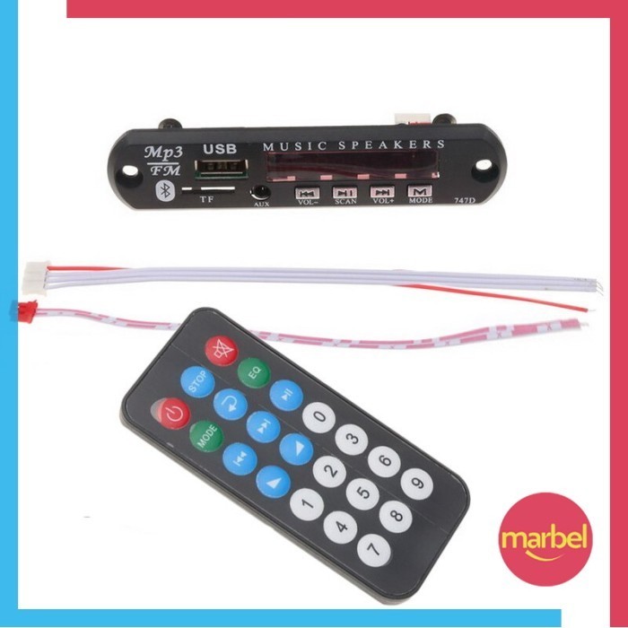 Jual Modul MP3 Player Bluetooth Radio FM Untuk Speaker Aktif Audio ...