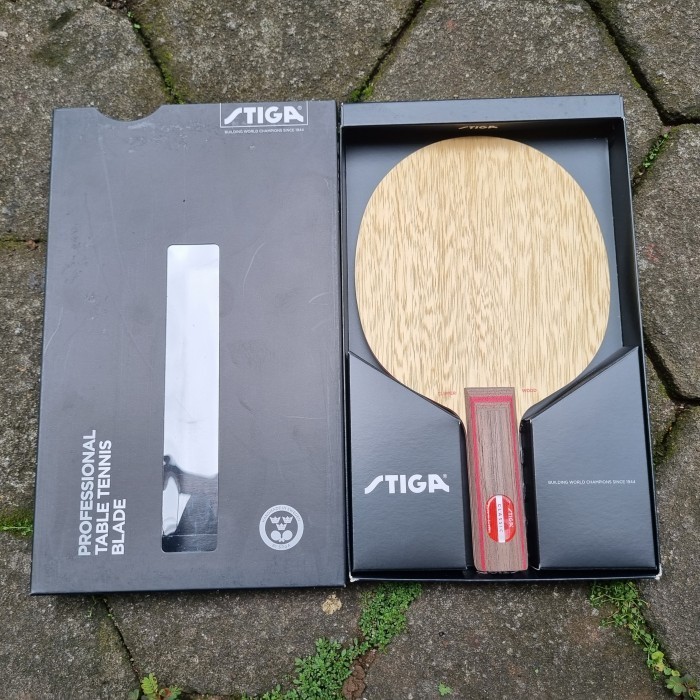Jual stiga clipper wood classic st bat ping pong | Shopee Indonesia