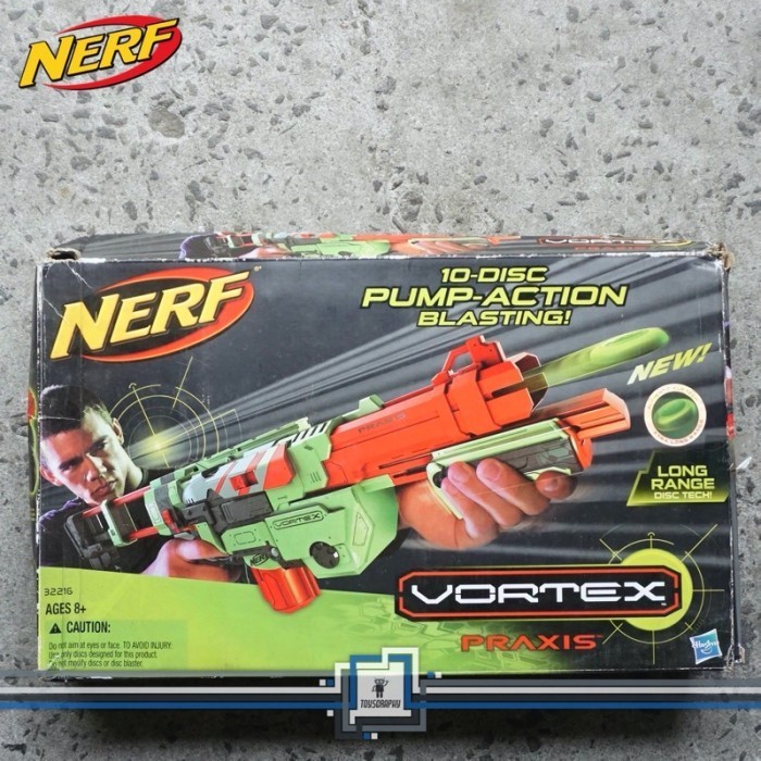 Jual Nerf Vortex Praxis Disc Blaster | Shopee Indonesia