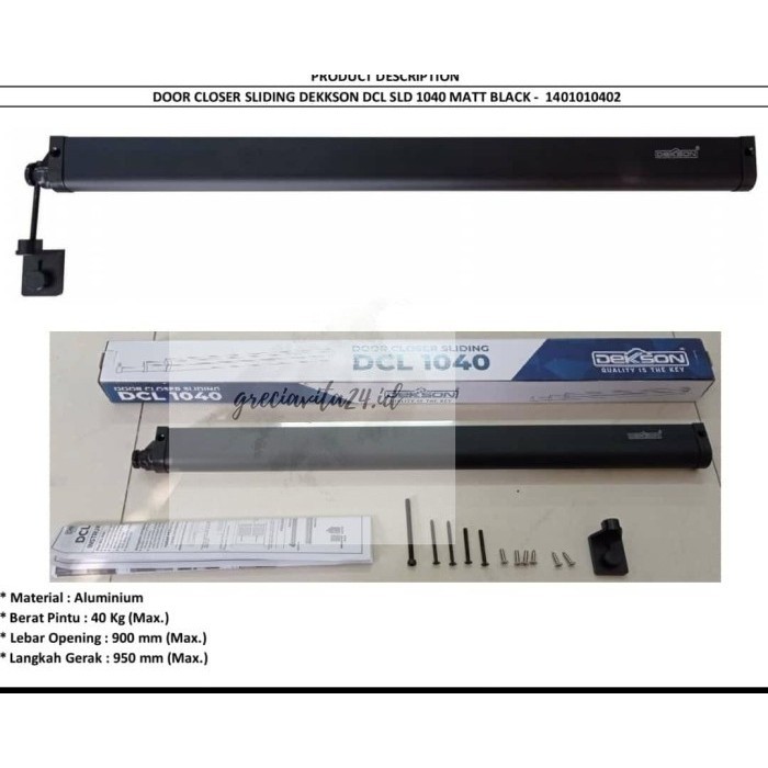 Jual Door Closer Sliding Dekkson DCL SLD 1040 - Putih | Shopee Indonesia