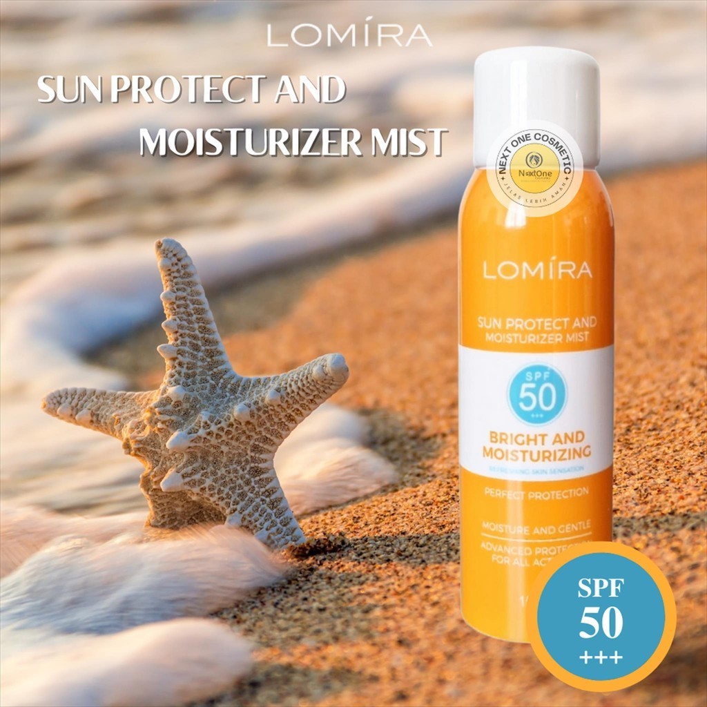 Jual NEXT ⏩ LOMIRA SUN PROTECT AND MOISTURIZER MIST SPF50+++ BRIGHT AND ...