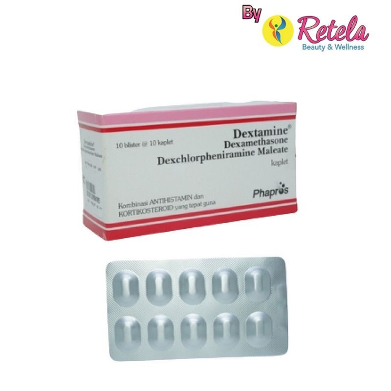 Jual DEXTAMINE TABLET 1 BLISTER 10 KAPLET | Shopee Indonesia