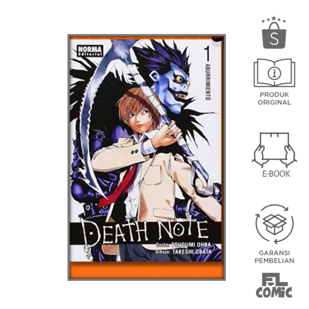 Jual Komik Death Note - Bahasa Indonesia - Vol. 1 - 12 (End) | Shopee Indonesia