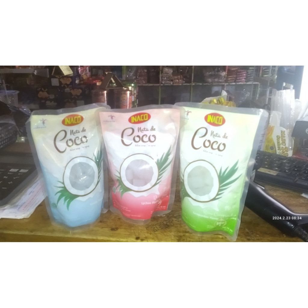 Jual Inaco nata de coco sari kelapa 360gr pouch | Shopee Indonesia