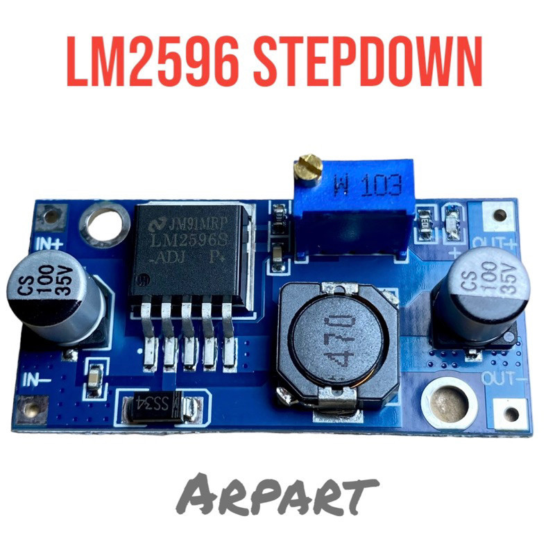 Jual LM2596 DC to DC step down 3A modul buck converter | Shopee Indonesia