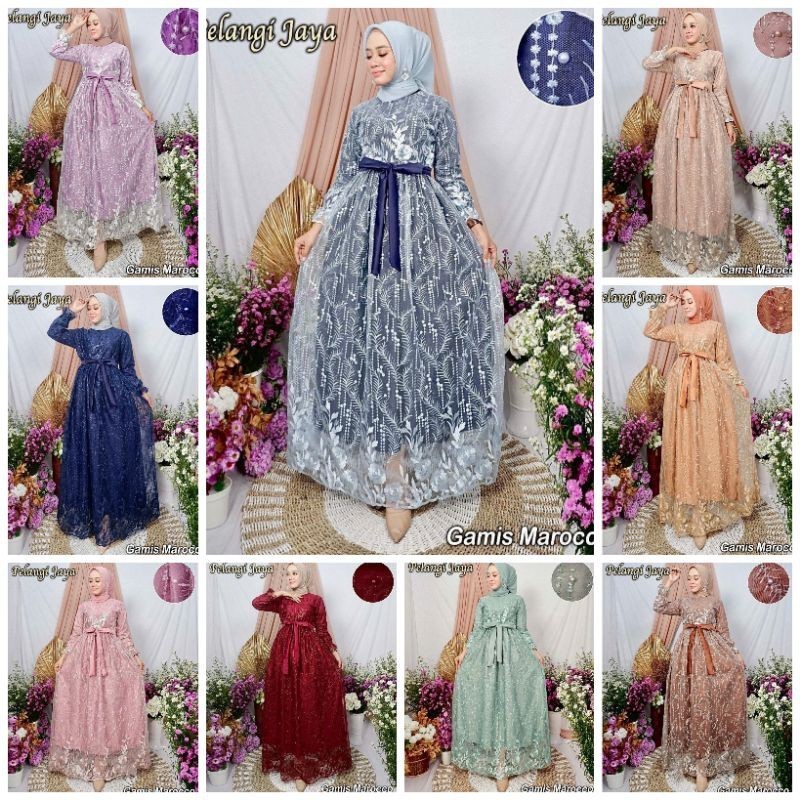 Jual Gamis Kebaya Modern Tulle Bordir Tessa Miranda/ Kebaya Wisuda ...
