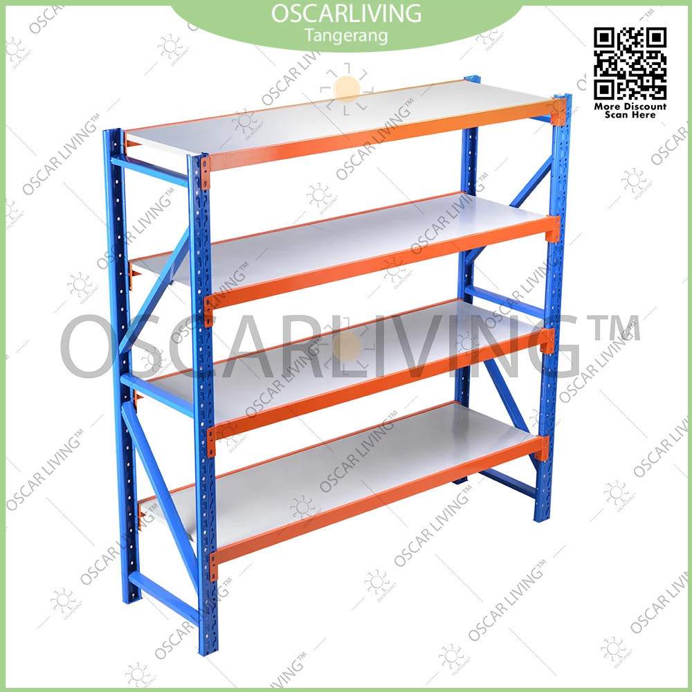 Jual Oliv Rak 4 Susun Besi PS Orange Rak Gudang Serbaguna Khusus ...
