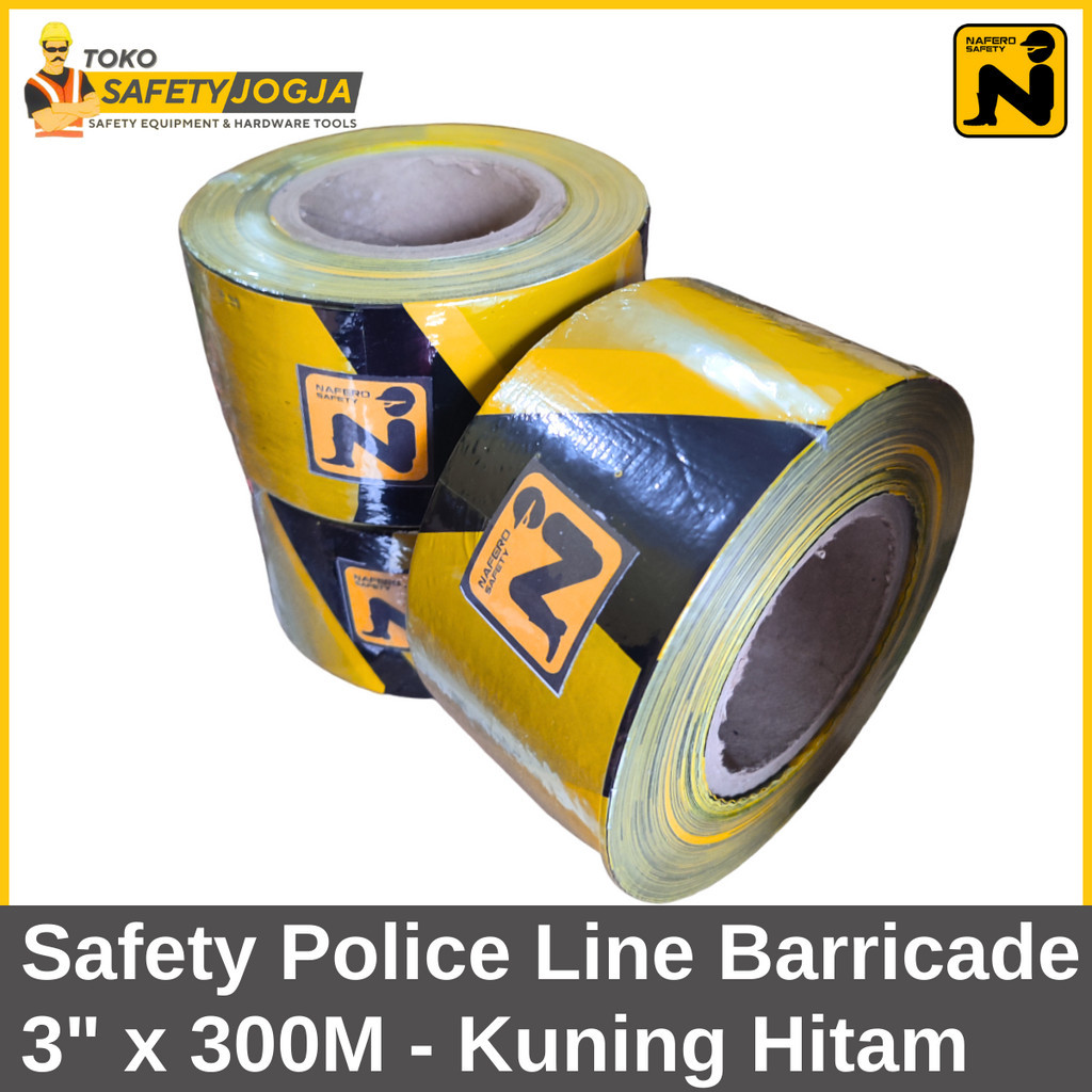 Jual Safety Line / Barricade Line / Police Line / Garis Polisi 2" x 300 ...