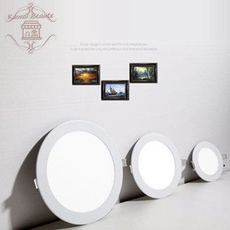Jual FLAZZLED IB Lampu Downlight LED Panel 6W / 9W / 12W / 15W / 18W PUTIH Tipis Bulat Inbow ...