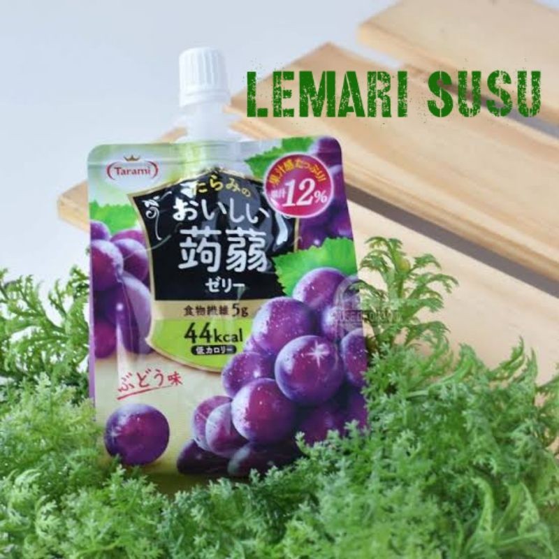 Jual Tarami oishii konjac grape jelly/tarami oishii konjac manggo jelly ...