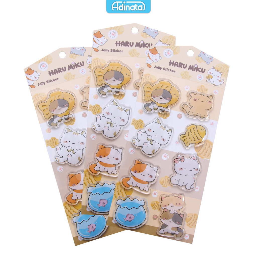 Jual Haru Miku Jelly Embossed Stickers 2452-6123 - Adinata / Sticker ...