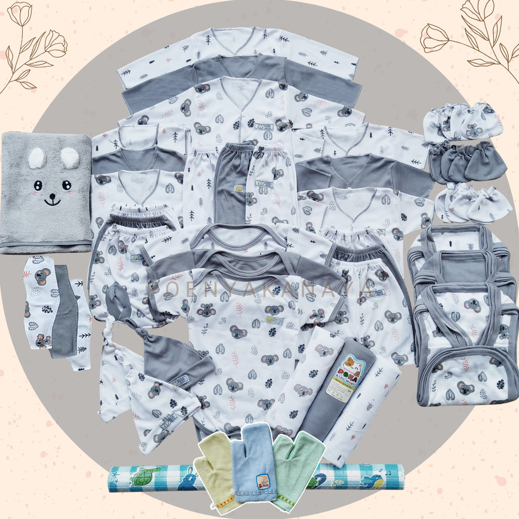 Jual 53 PCS Paket Hemat Terkomplit Baju Bayi Baru Lahir Paket Hemat ...