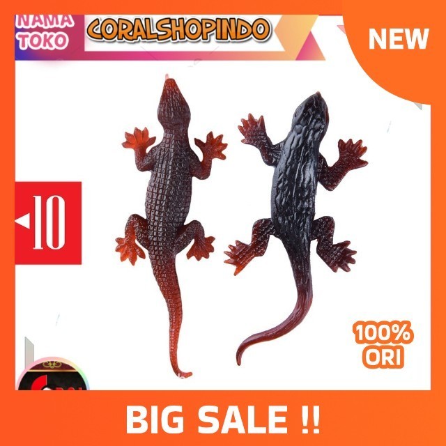 Jual Mainan Cicak Karet / Cicak Mainan Karet lizard prank toy squishy ...