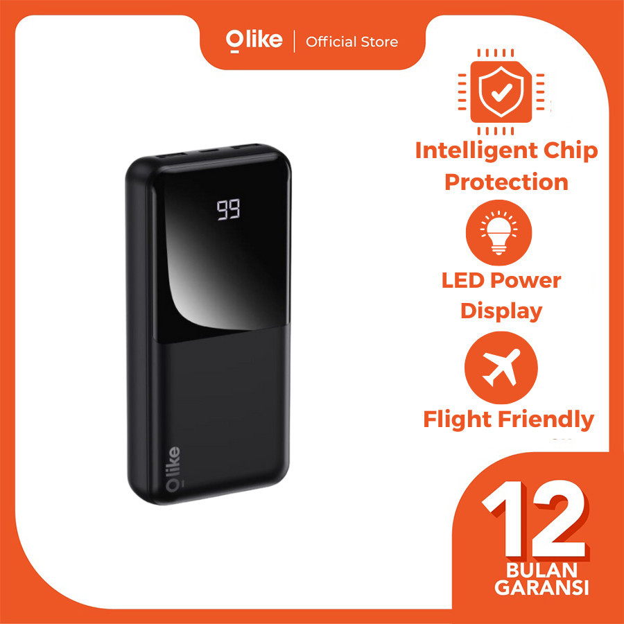 Jual Olike Powerbank 20000mAh Smart Protection LED Display Safety ...