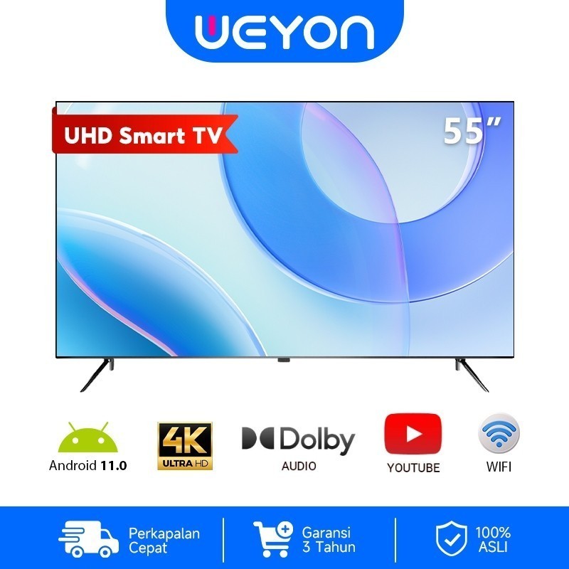Jual Weyon Smart TV LED 55 inch tv Digital 55 inch tv Android Televisi ...