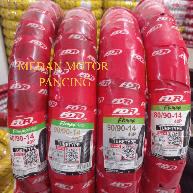 Jual BAN FDR 80/90-14, 90/90-14 FLEMO//FLEMO PRO ORIGINAL (NON TUBLES ...