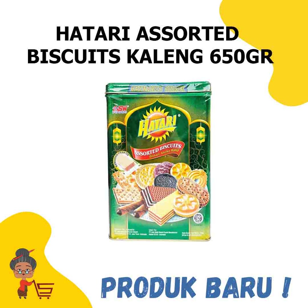 Jual HATARI ASSORTED BISCUITS KALENG 650GR / HATARI ASSORTED BISCUITS ...