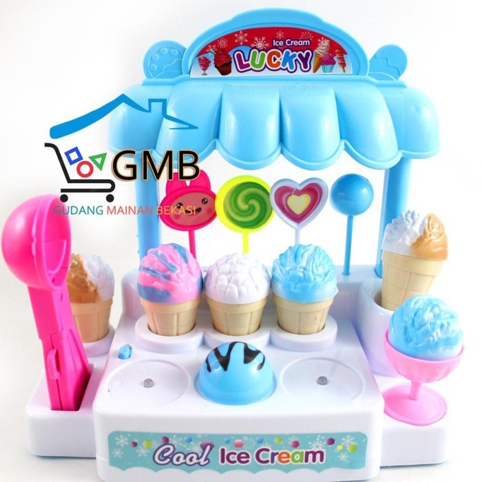 Jual MAINAN ANAK ICE CREAM CANDY HOUSE LI1 MAINAN TOKO ES CREAAM DAN ...