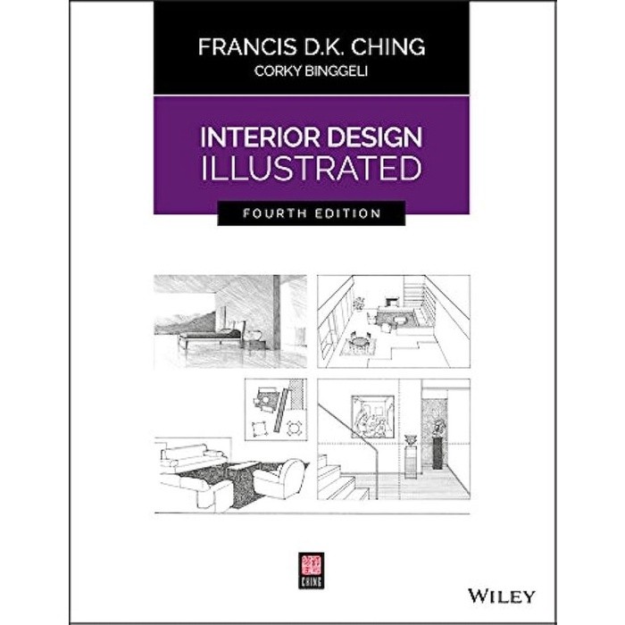 Jual Interior Design Illustrated 4th Fourth By Francis dk Ching 4 ...