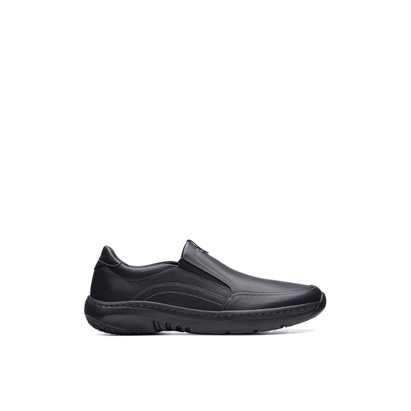 Jual CLARKS ORIGINAL STORE 100% - Pro Step Men's Slip On- Black Leather ...