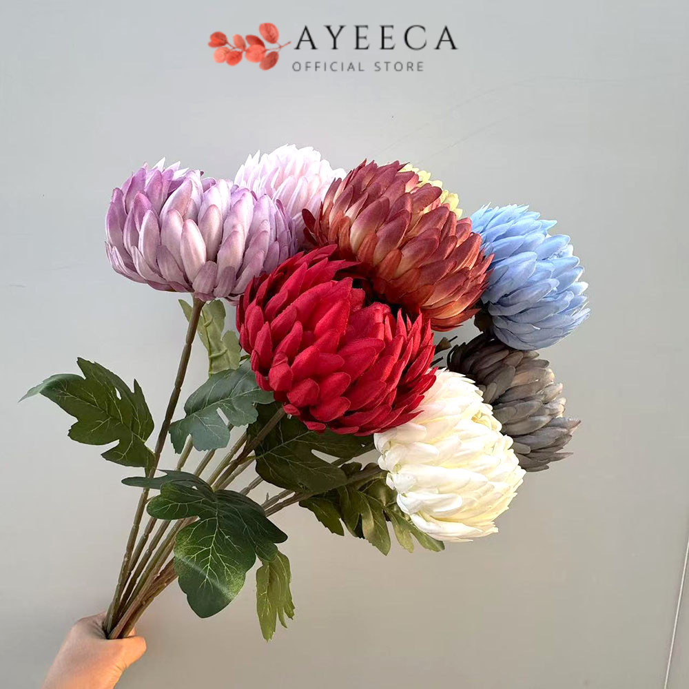 Jual AYEECA - C24 CHRYSANTHEMUM BUNGA Serunai 74CM Diameter 13cm ...