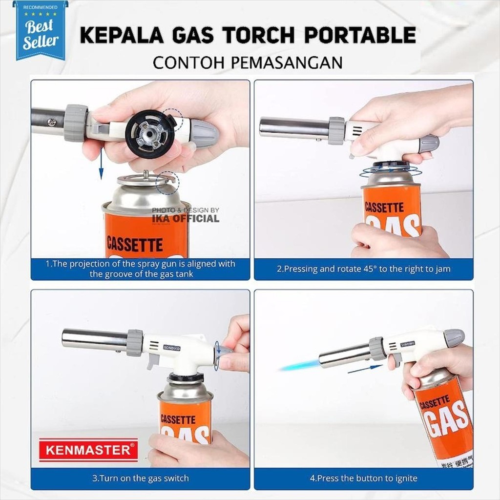 Jual KENMASTER KM-915 Alat Gas Blow Torch Pematik Korek Api BBQ Las ...