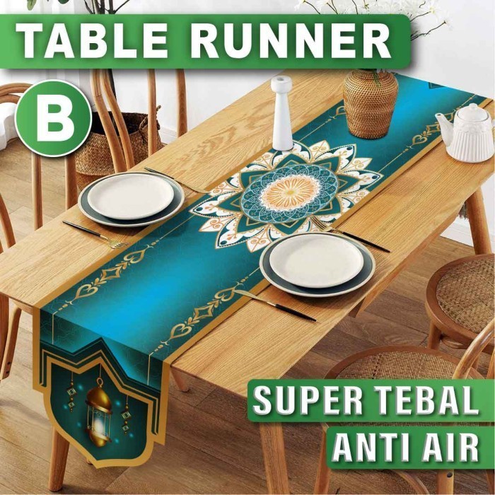 Jual Table Runner - Taplak Meja - Ramadhan Lebaran Idul Fitri - 1 pc ...