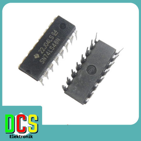 Jual IC 74LS48 BCD to 7-segment Decoder Driver | Shopee Indonesia