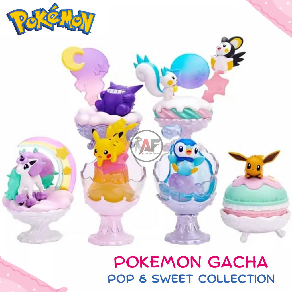 Jual Action Figure Pokemon Gacha Series Pop & Sweets Collection recast ...