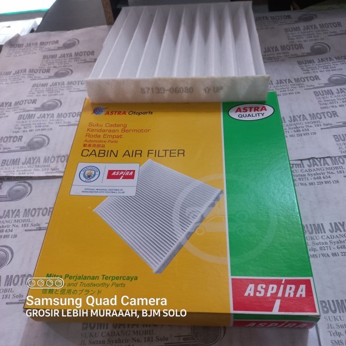 Jual FILTER AC / KABIN CAMRY VIOS YARIS INNOVA FORTUNER ALTIS ASTRA ...