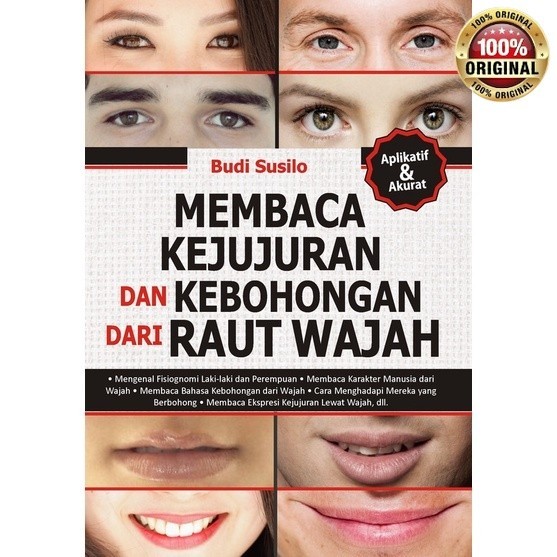Jual Buku Membaca Kejujuran Dan Kebohongan Dari Raut Wajah - Budi ...