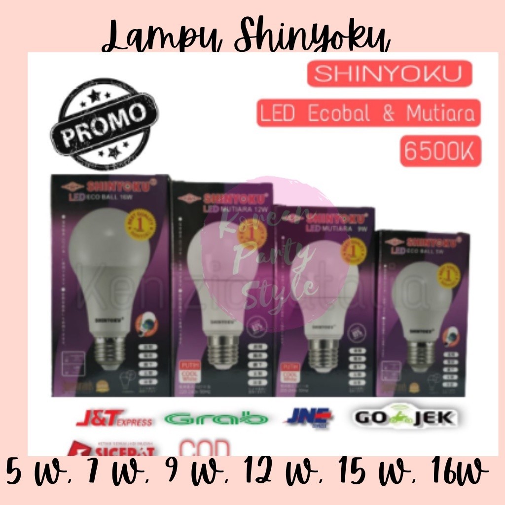Jual KOREAN KOREAN SHINYOKU LED LAMPU LED HOME SHINYOKU COOL DAYLIGHT PUTIH 5W/5 WATT 7W/7 WATT ...