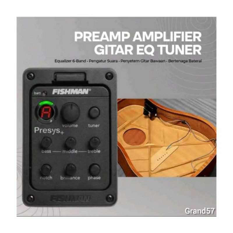 Jual Fishman Presys Blend Preamp Ampli Gitar Amplifier EQ201 EQ 201 ...
