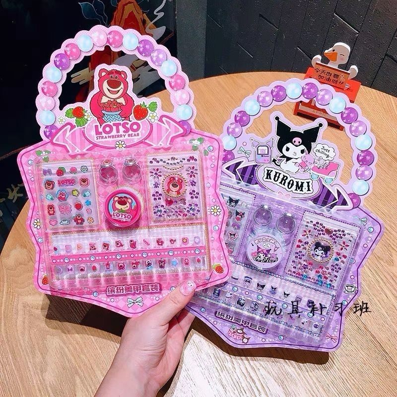 Jual Nail Art Sticker Karakter Hiasan Kuku Mainan Ibu Dan Anak Menghias ...