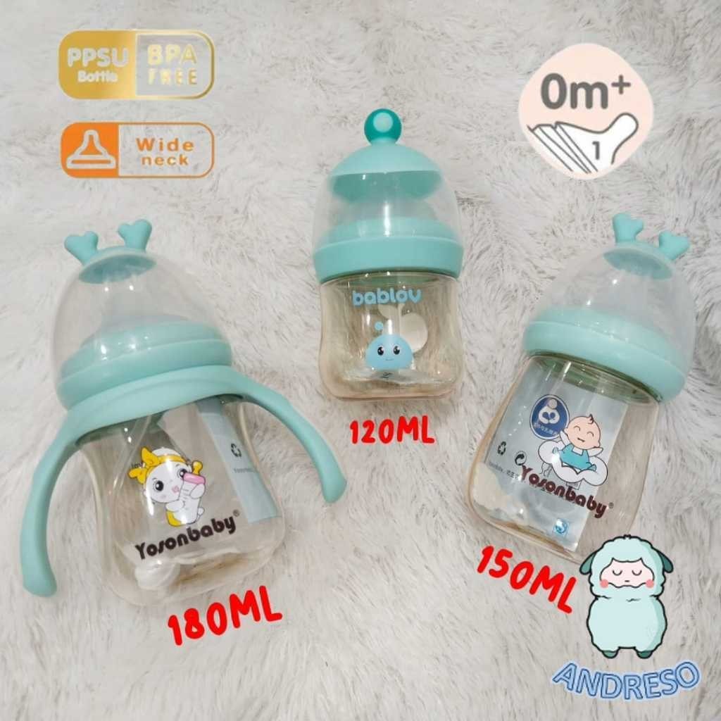 Jual Botol Susu PPSU 120ml 150ml 180ml Newborn Botol Bayi Baru Lahir Feeding Bottle Bayi Botol ...
