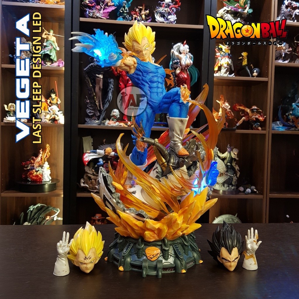 Jual Statue Dragon Ball Vegeta Last Sleep Studio LED Design Recast ...