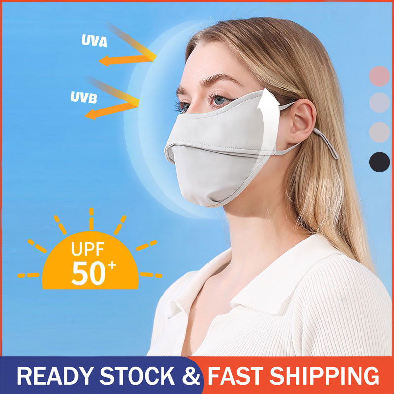 Jual Masker Wajah Anti Ultraviolet Matahari/Masker Premium Berkualitas Multifungsi UV UPF50 ...
