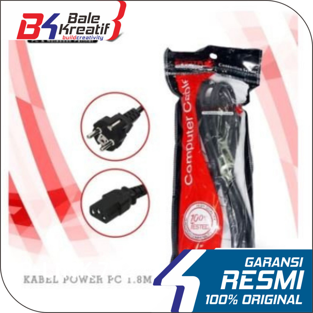 Jual Kabel Power CPU & Monitor Eyota 1,8M | Shopee Indonesia