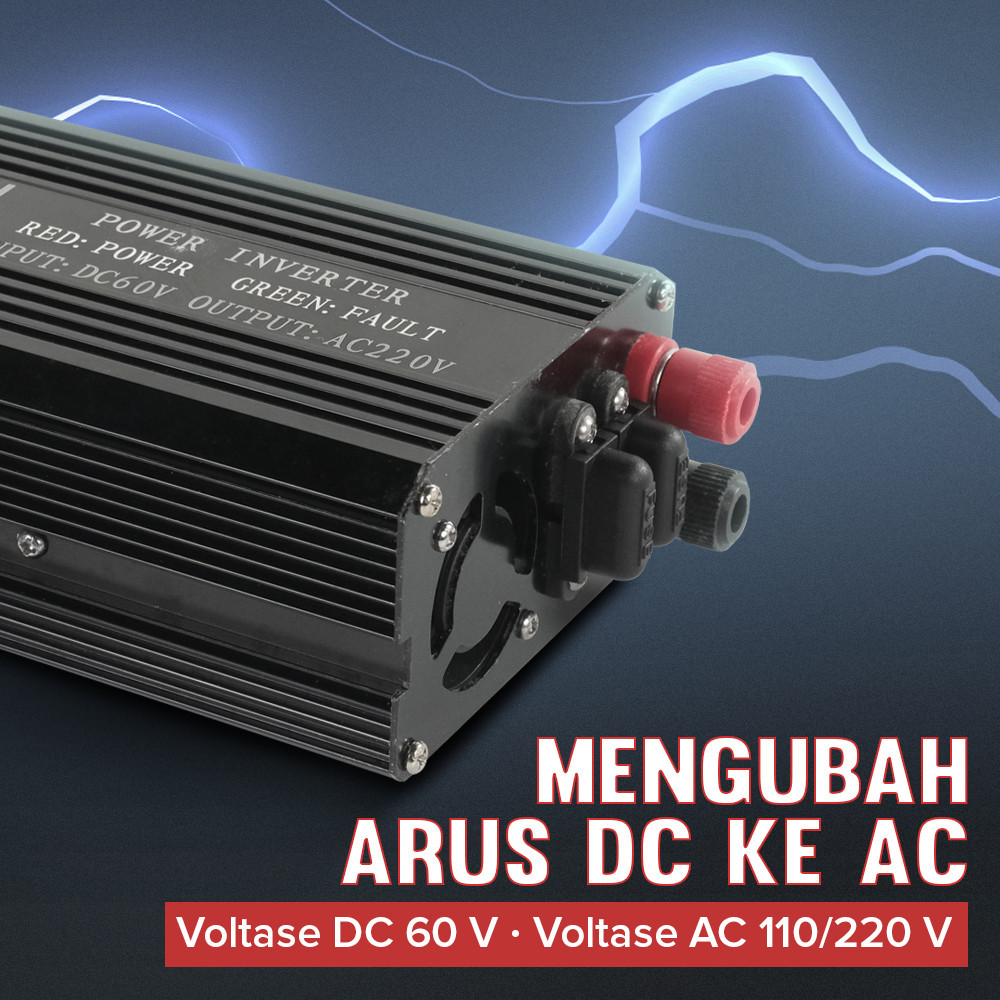 Jual Inverter Electric Two Wheel Inverter DC 60V to AC 220V 1000W - MX ...