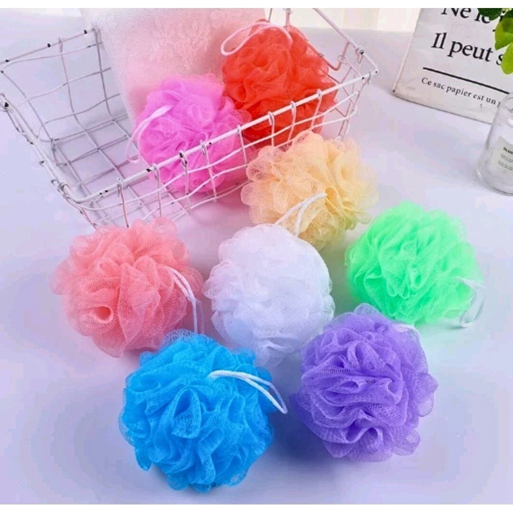 Jual SPONS MANDI JARING / SPON MANDI GOSOK / SPONGE MANDI SHOWER NET ...