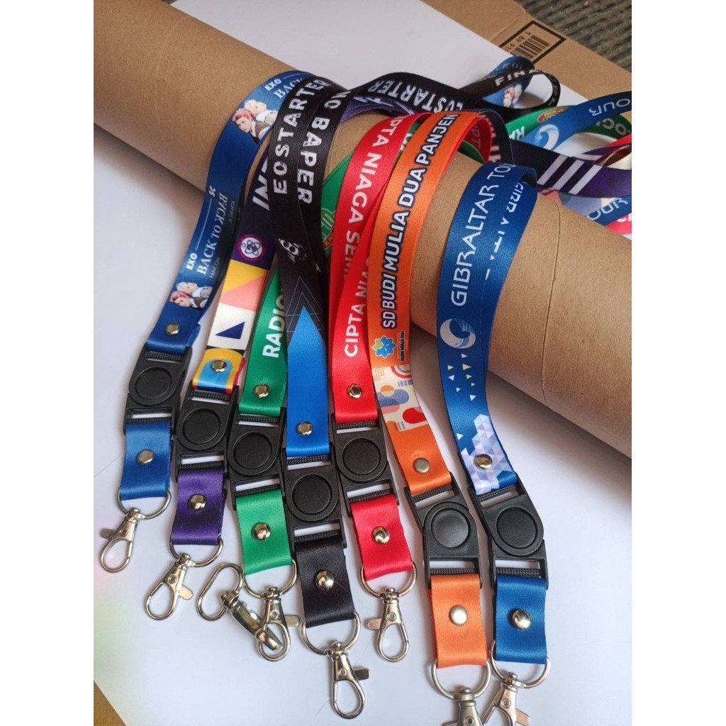 Jual Tali Layard Nama Dan Logo Layard ID CARD Tali Gantungan Name Tag ...
