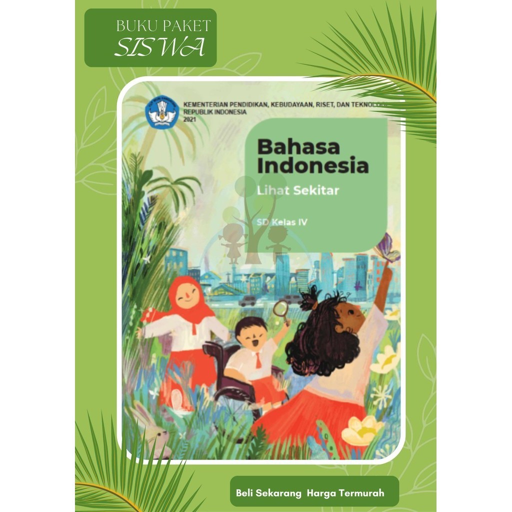 Jual Buku Paket Siswa Bahasa Indonesia Kelas 4 SD Kurikulum Merdeka TERBARU | Shopee Indonesia