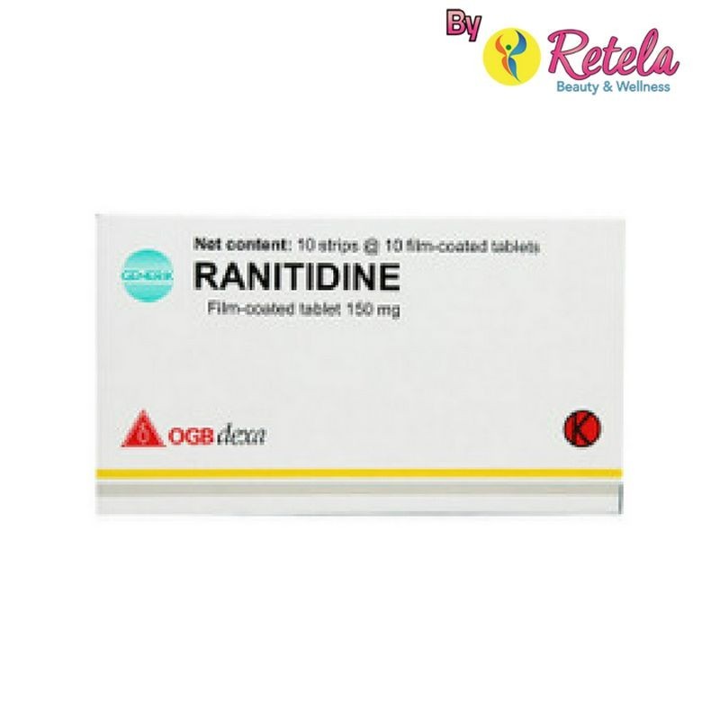 Jual Ranitidine 150 mg 1 Box 100 Tablet (HJ) / Tukak Lambung / Tukak ...
