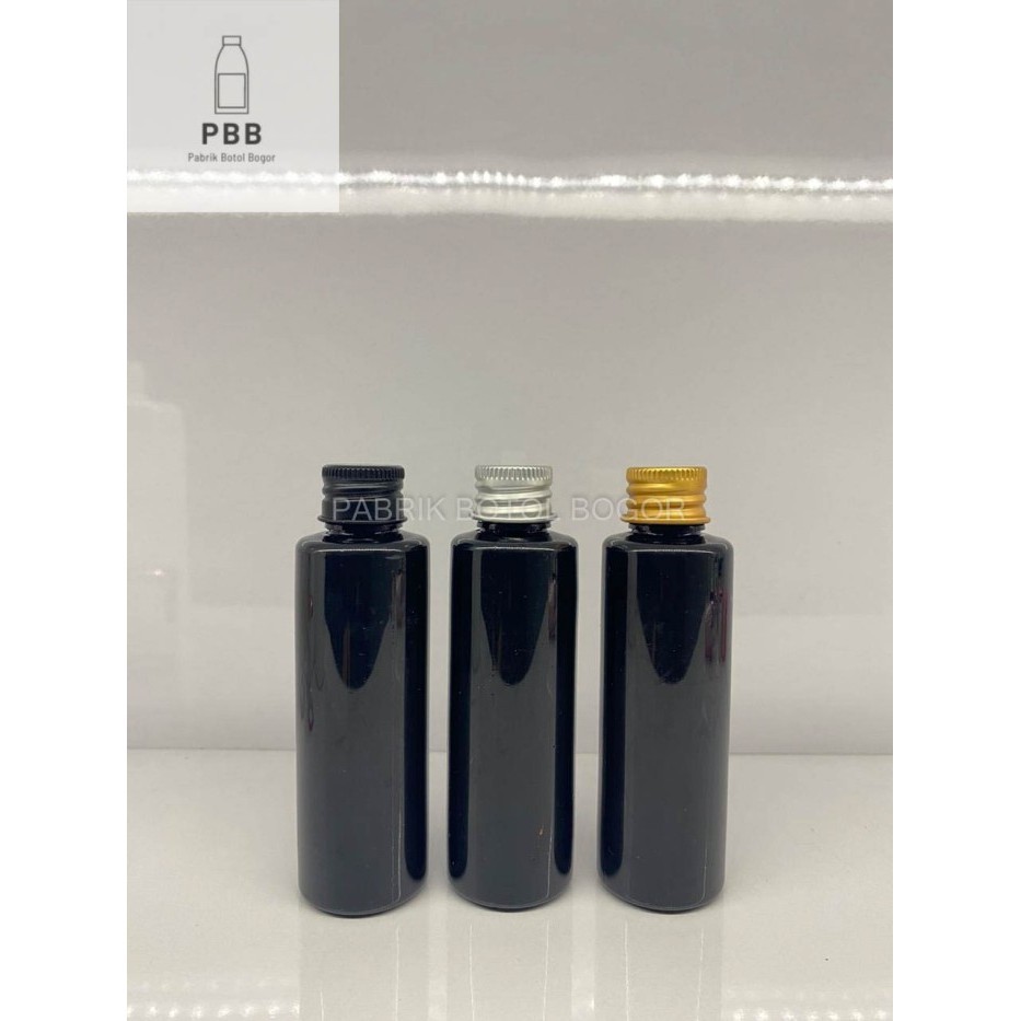 Jual PBB - BOTOL RF 60ML HITAM SCREW ULIR ALMUNIUM GOLD SILVER HITAM ...
