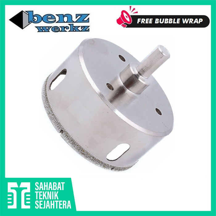 Jual BENZ Diamond Hole Saw 70mm Cutter Mata Bor Intan Kaca Glass ...