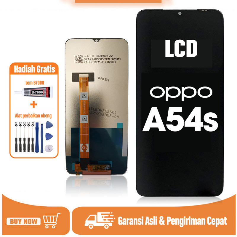 Jual LCD OPPO A54S Original 100% TOUCHSCREEN Fullset Crown Murah Compatible For Glass Touch ...