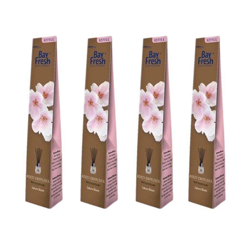 Jual Bayfresh Reed Diffuser Refill Sakura Bloom 30 ml x4 | Shopee Indonesia